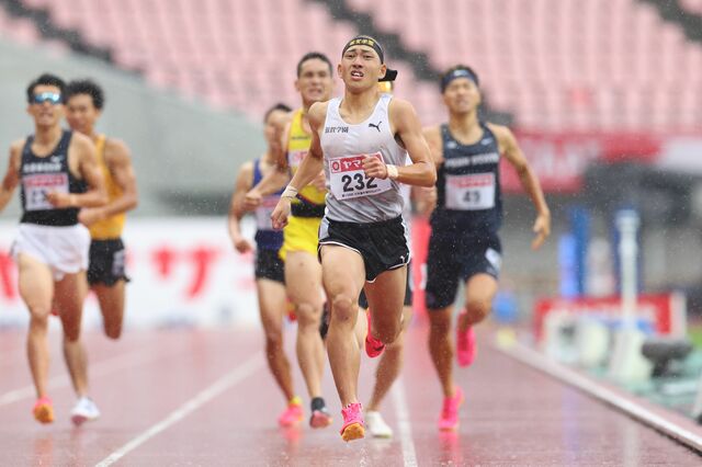 パリ五輪を本気で目指した高校生・落合晃が日本新記録で男子800mを連覇、日本人初の1分44秒台が結実したストーリー インターハイ陸上（3）男子800m | JBpress autograph